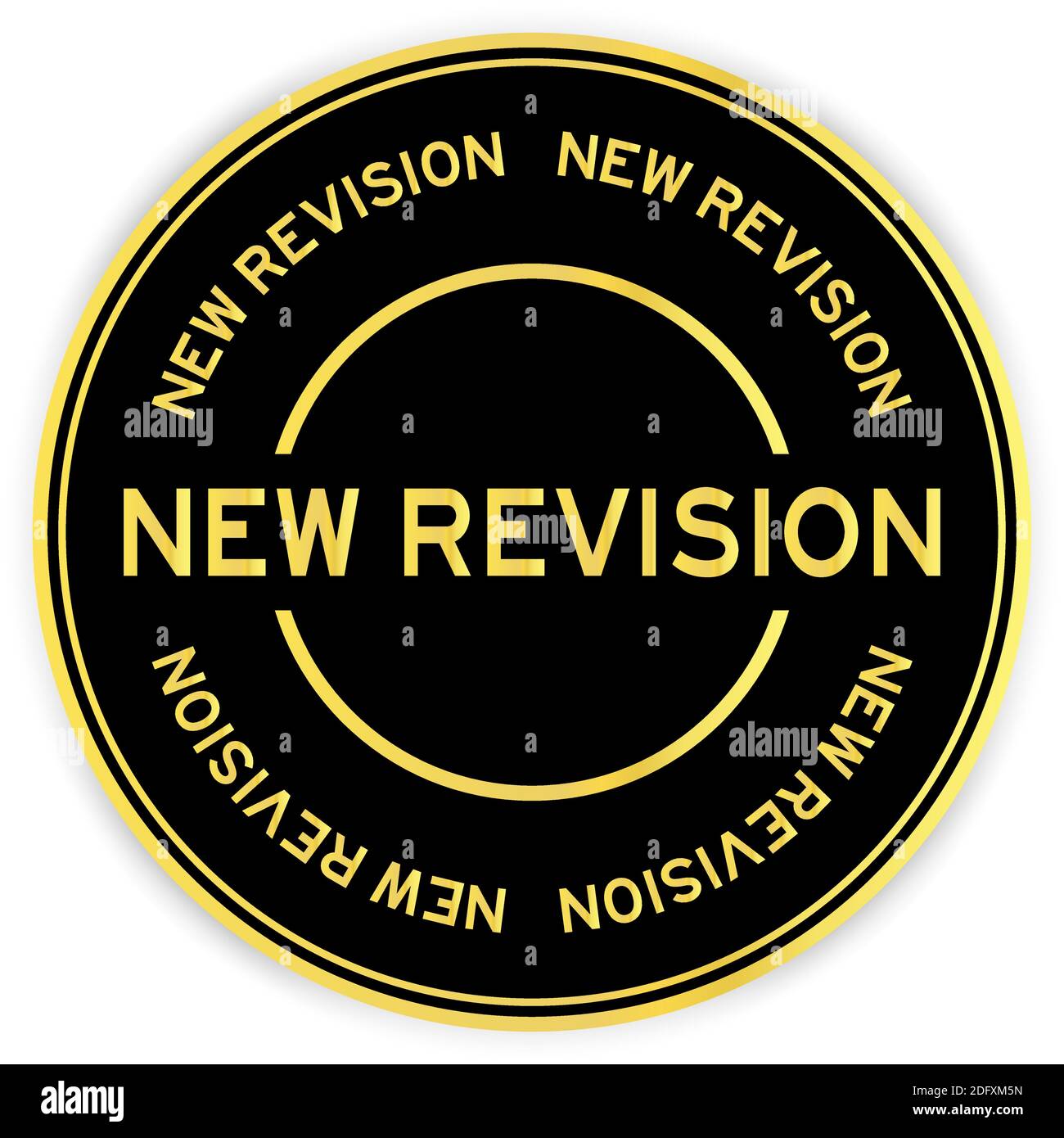 Revision label Stock Vector Images - Alamy
