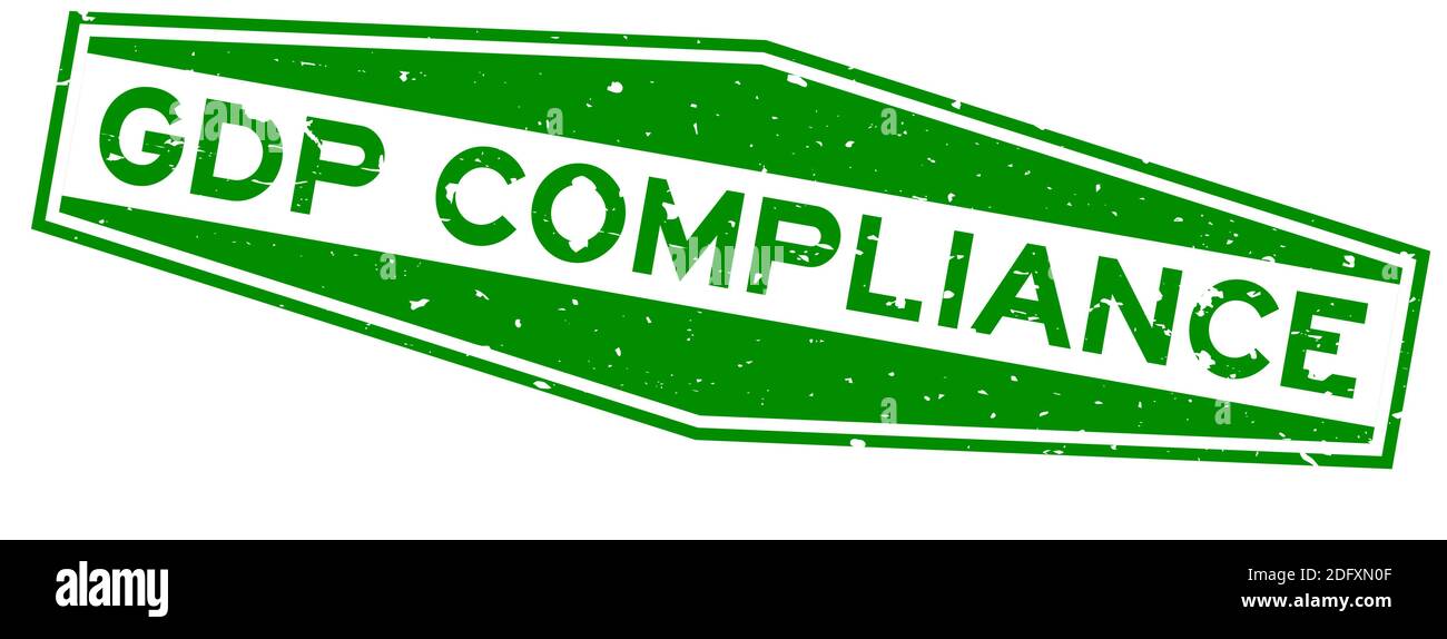 Grunge green GDP (Abbreviation good distribution practice) Compliance ...