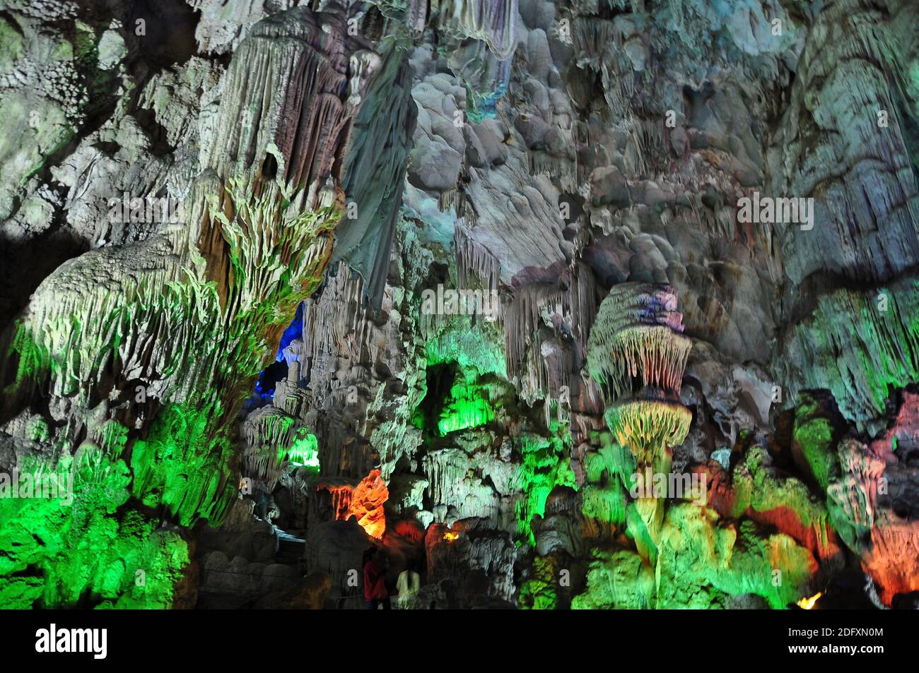 Rock formation and cave in Vietnam Stock Photo - Alamy