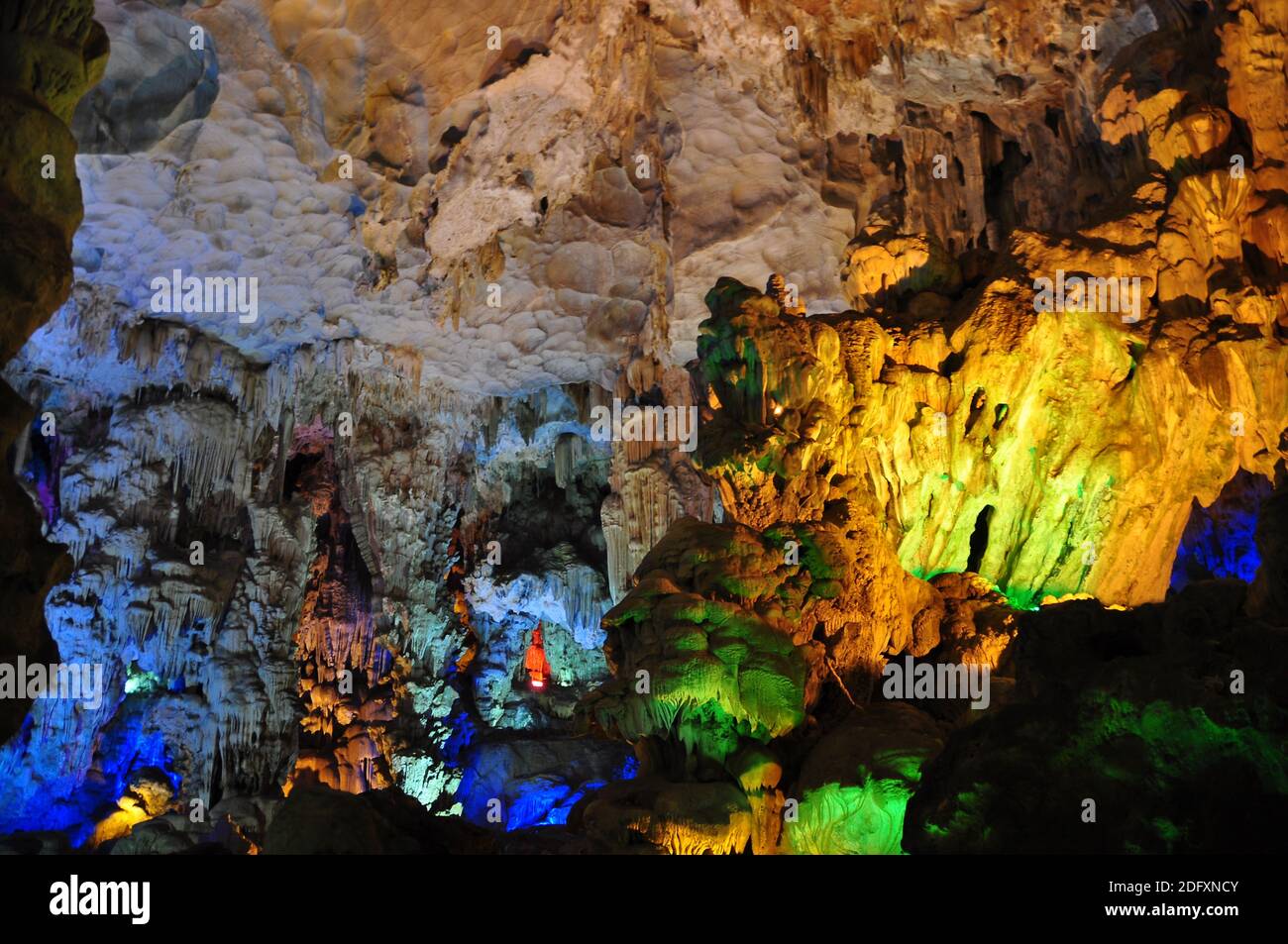Rock formation and cave in Vietnam Stock Photo - Alamy