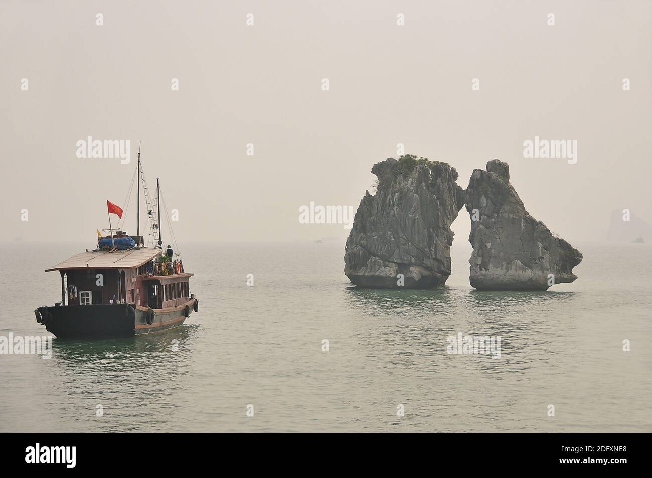 Rock formation and cave in Vietnam Stock Photo - Alamy
