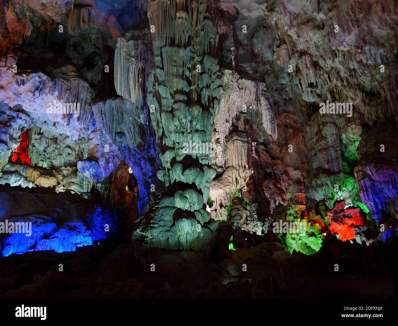 Rock formation and cave in Vietnam Stock Photo - Alamy