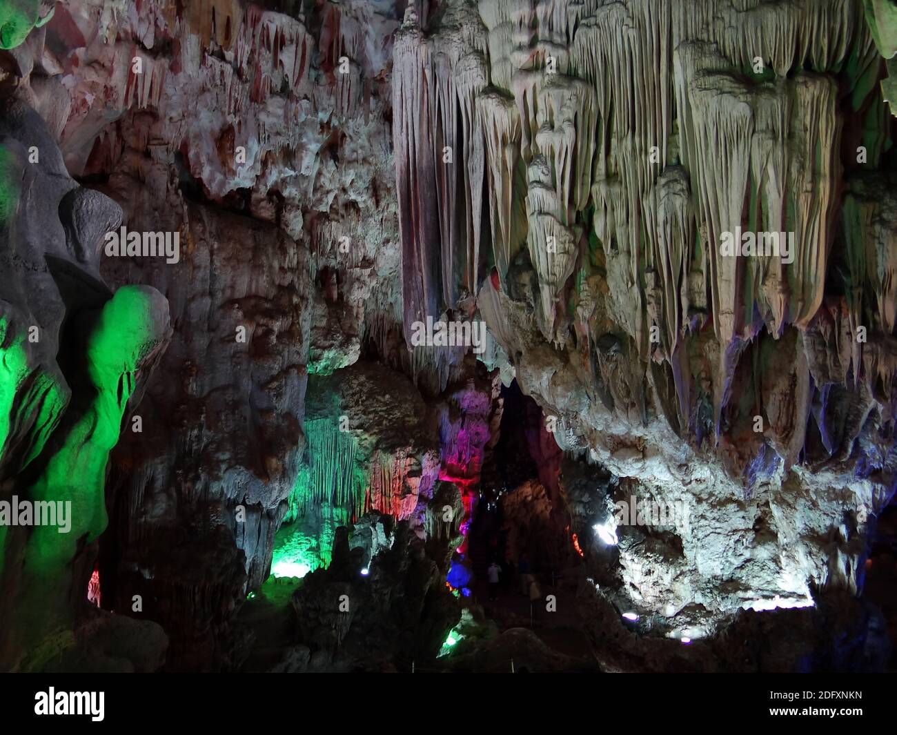 Rock formation and cave in Vietnam Stock Photo - Alamy