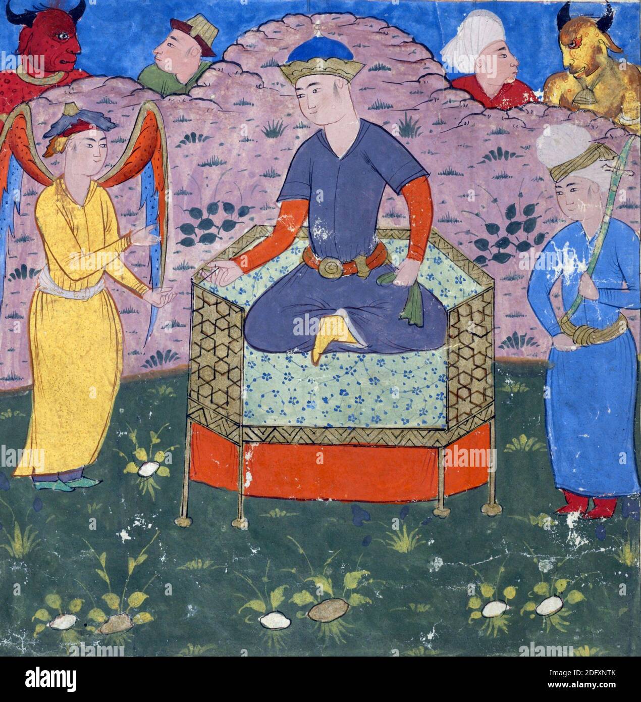Persian manuscript illumination hi-res stock photography and images - Alamy