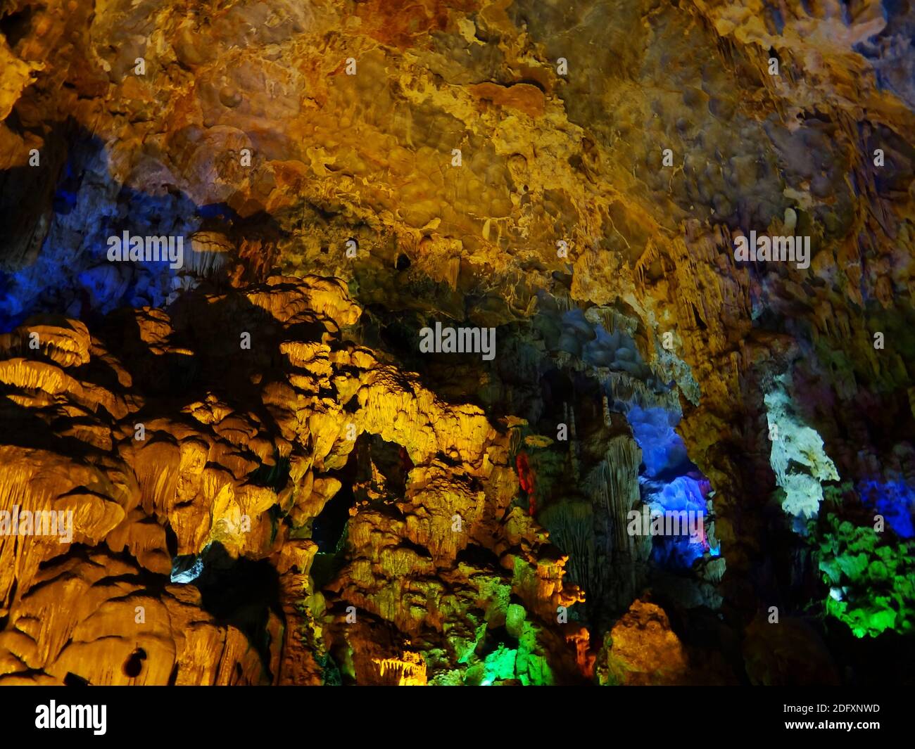 Rock formation and cave in Vietnam Stock Photo - Alamy
