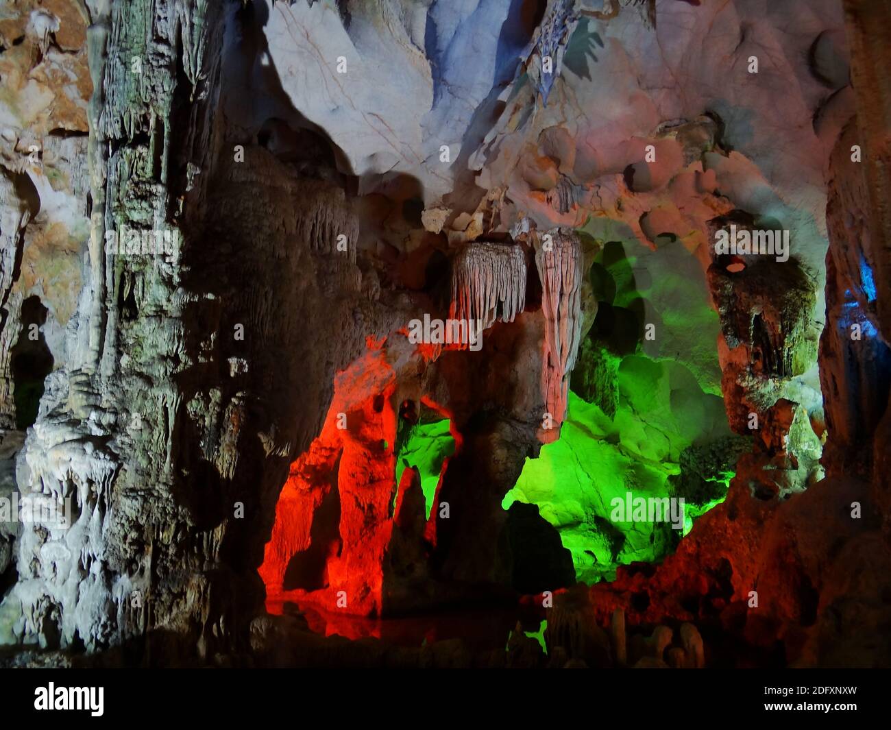 Rock formation and cave in Vietnam Stock Photo - Alamy