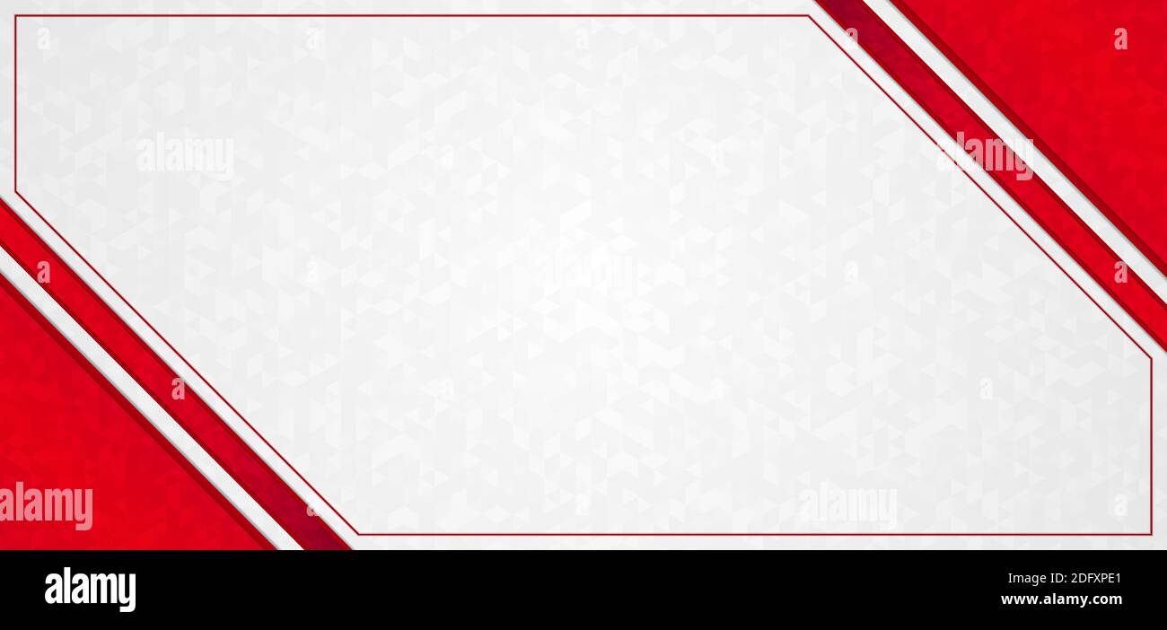 Abstract background triangle pattern red frame overlap. vector illustration Stock Vector Image ...
