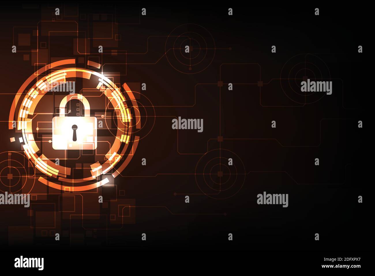 Vector abstract technology security concept Stock Vector Image & Art ...