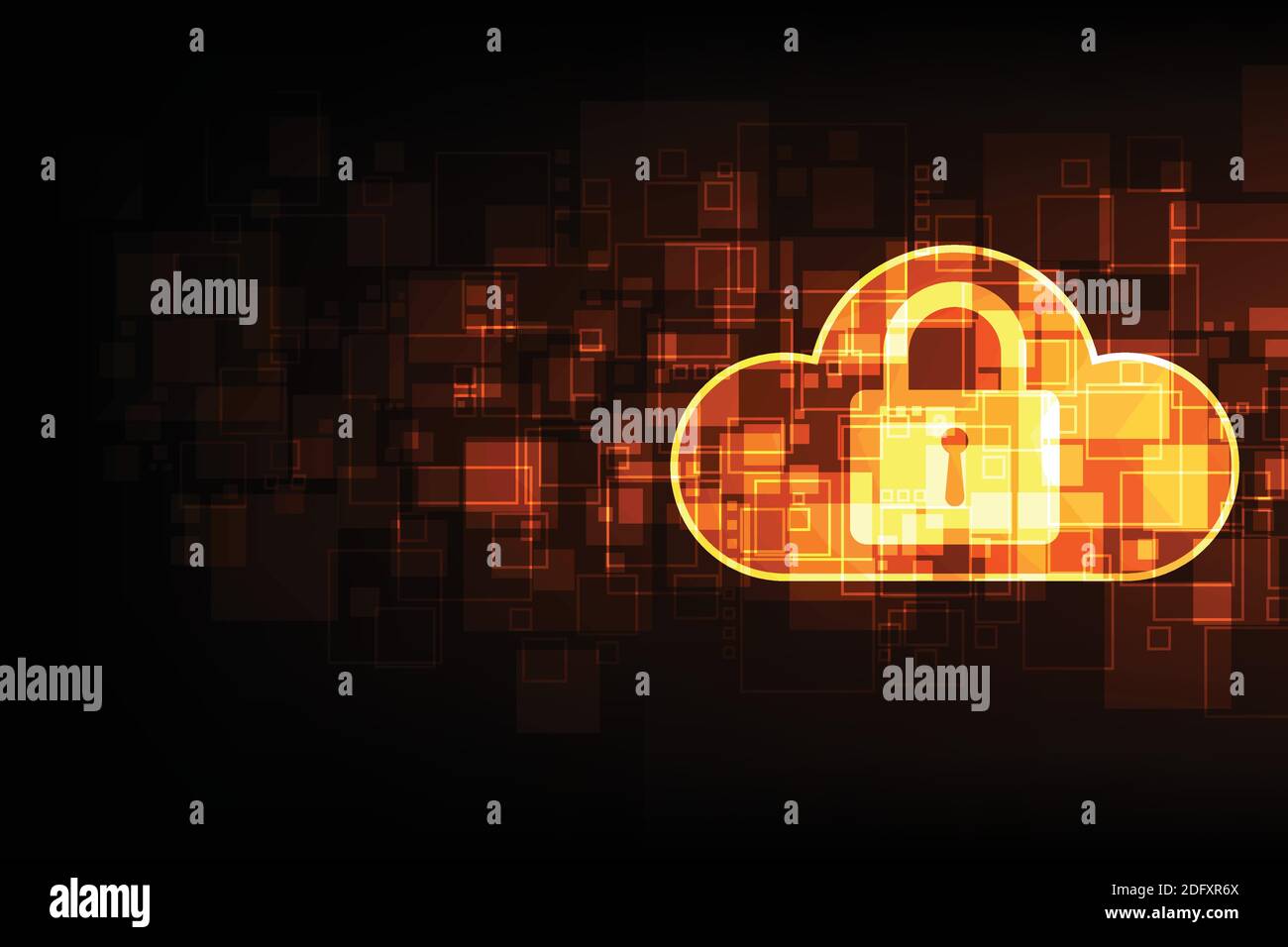 Vector abstract technology security concept Stock Vector Image & Art ...