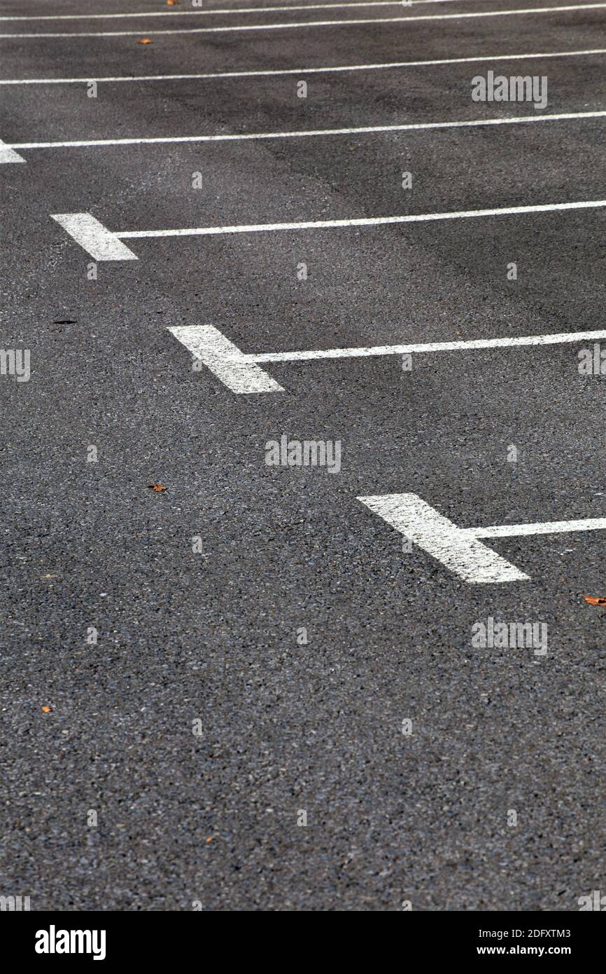 sign on asphalt Stock Photo - Alamy