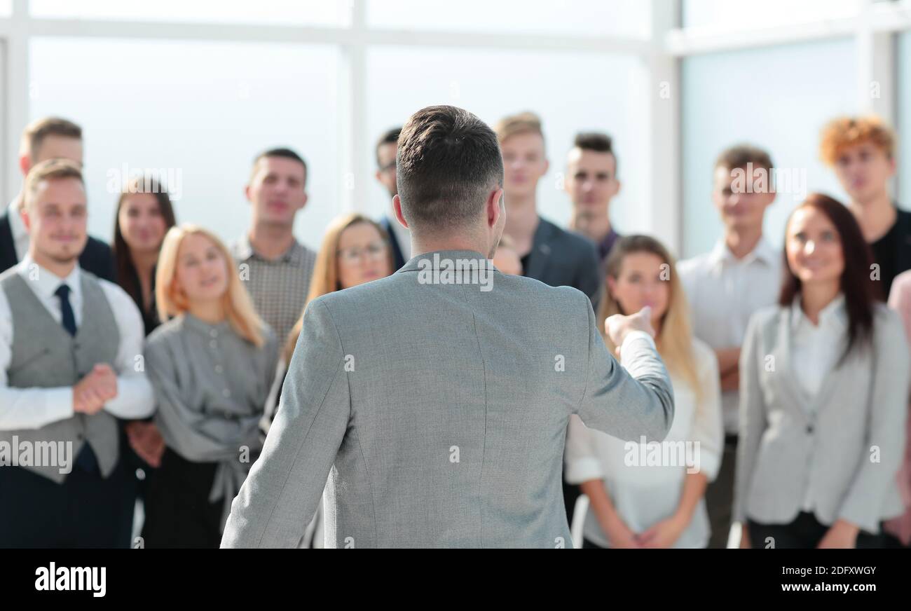 Businessman addressing team at meeting hi-res stock photography and ...