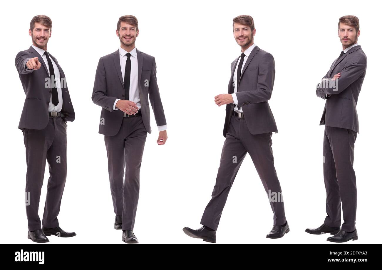 collage of photos of a modern young businessman Stock Photo - Alamy