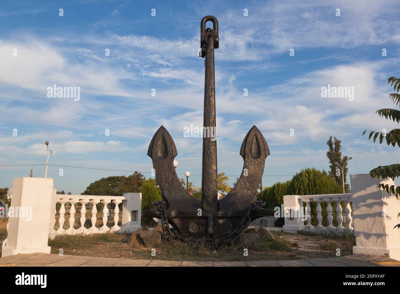 Zaozyornoye, Evpatoria, Crimea, Russia - July 24, 2020: Monument to ...