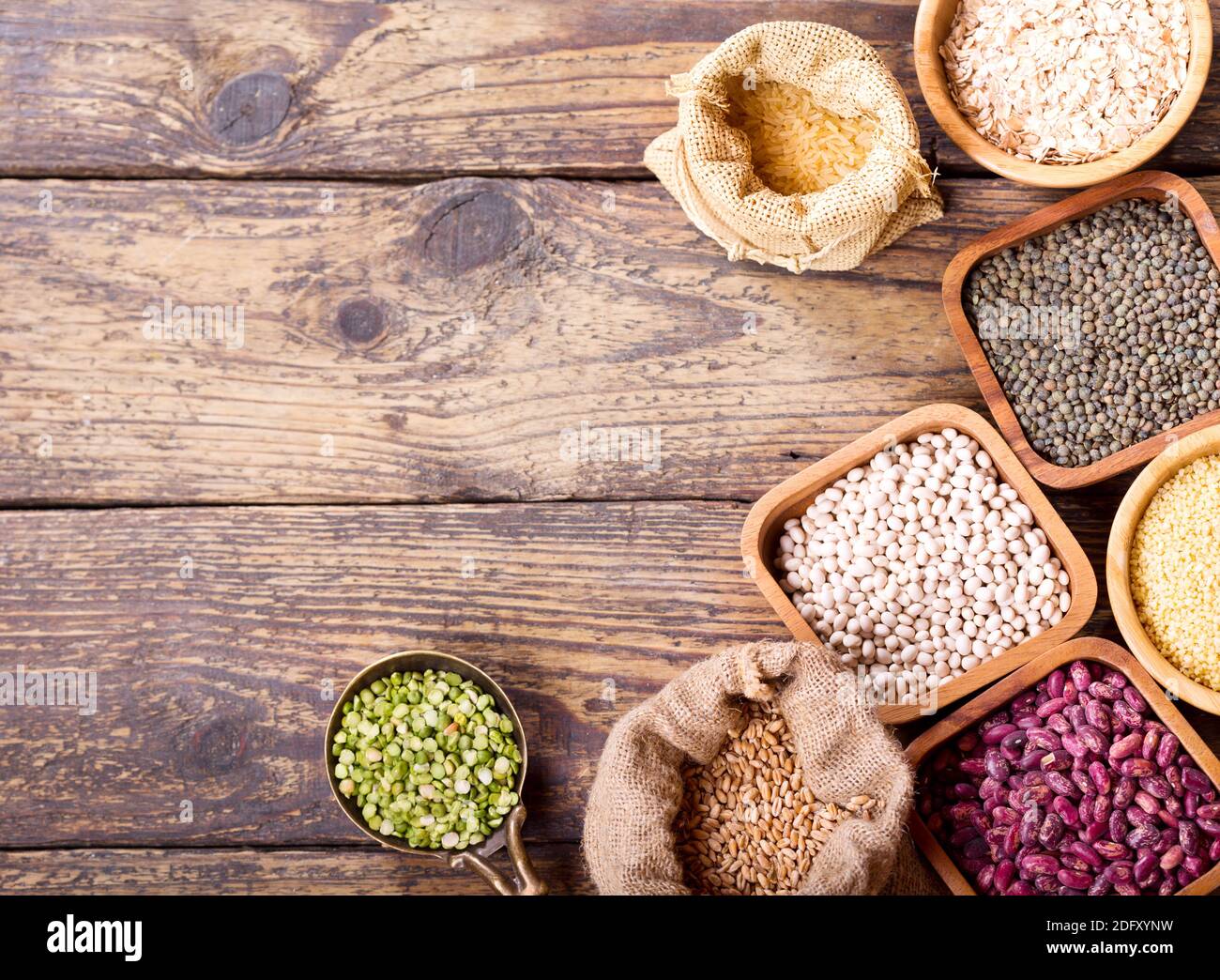 Various cereals grains seeds hi-res stock photography and images - Alamy