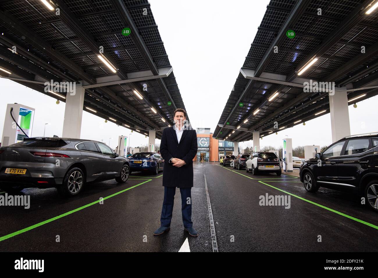 EDITORIAL USE ONLY Toddington Harper, Founder and CEO of GRIDSERVE at ...