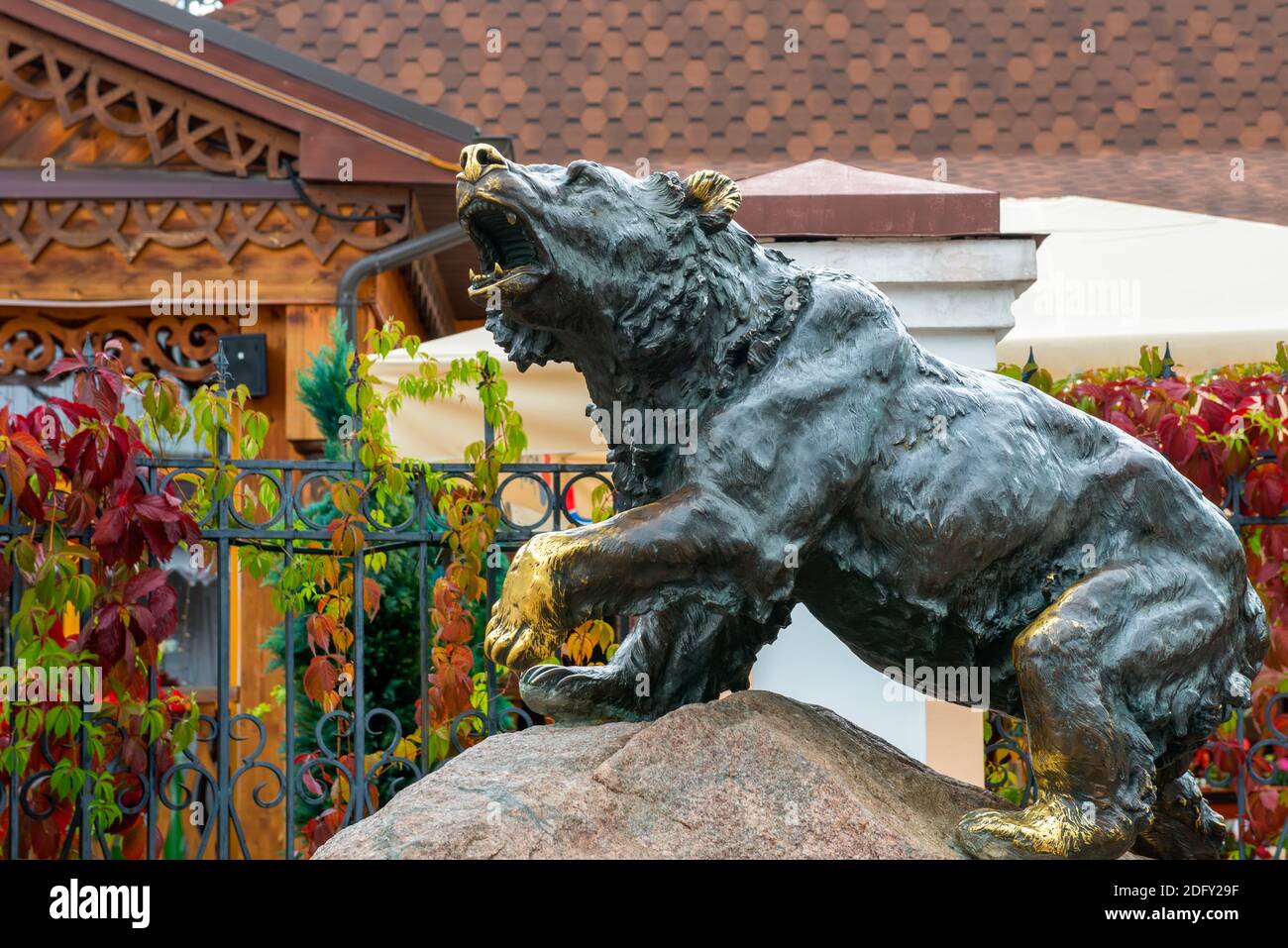 Yaroslavl, Russia - August 14, 2020: The symbol of Russia, the legend ...