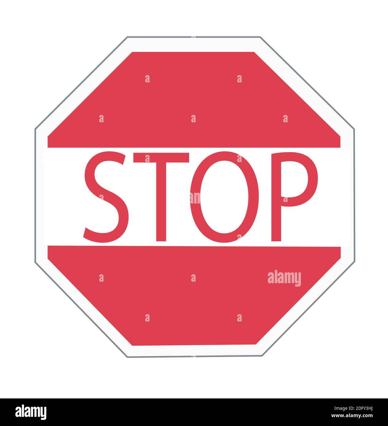 Vector illustration of Stop sign Stock Vector Image & Art - Alamy