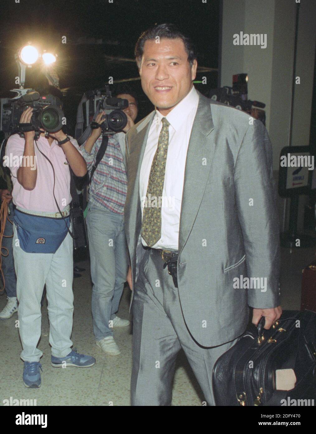 Japanese professional wrestler-turned-lawmaker Antonio Inoki, whose ...