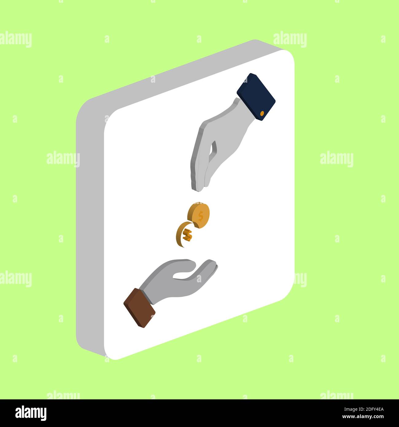 Alms Simple Vector Icon Illustration Symbol Design Template For Web Mobile Ui Element Perfect