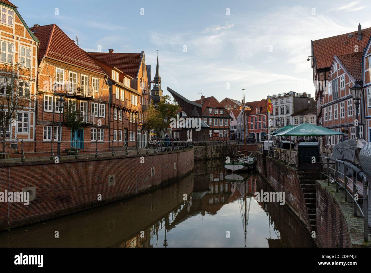Old wooden crane old harbour hi-res stock photography and images - Alamy