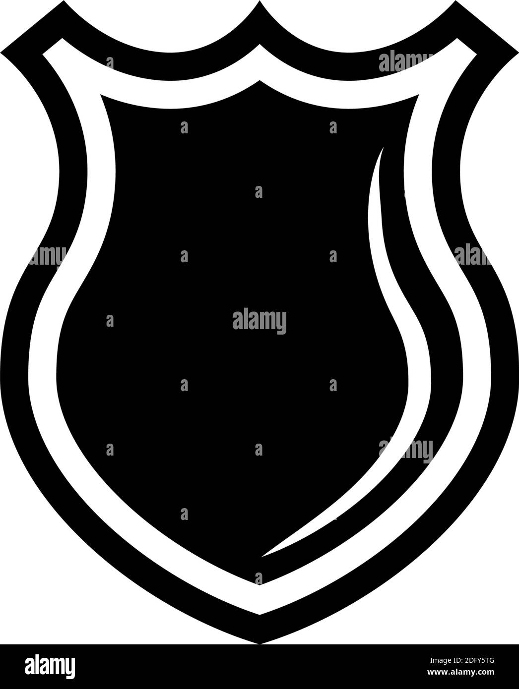Police Officer Badge, Sheriff Shield. Flat Vector Icon illustration ...