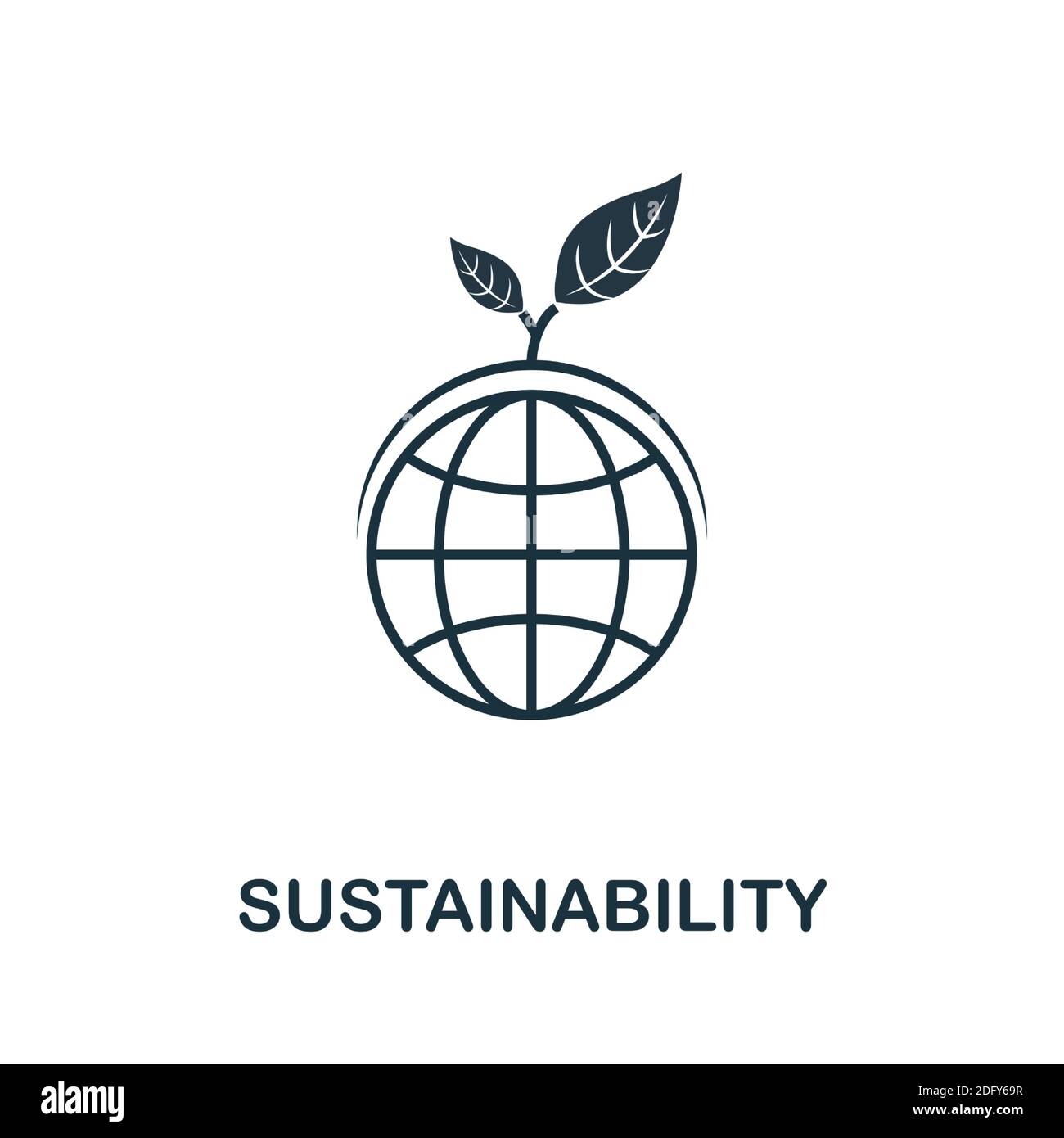 Sustainability icon hi-res stock photography and images - Alamy