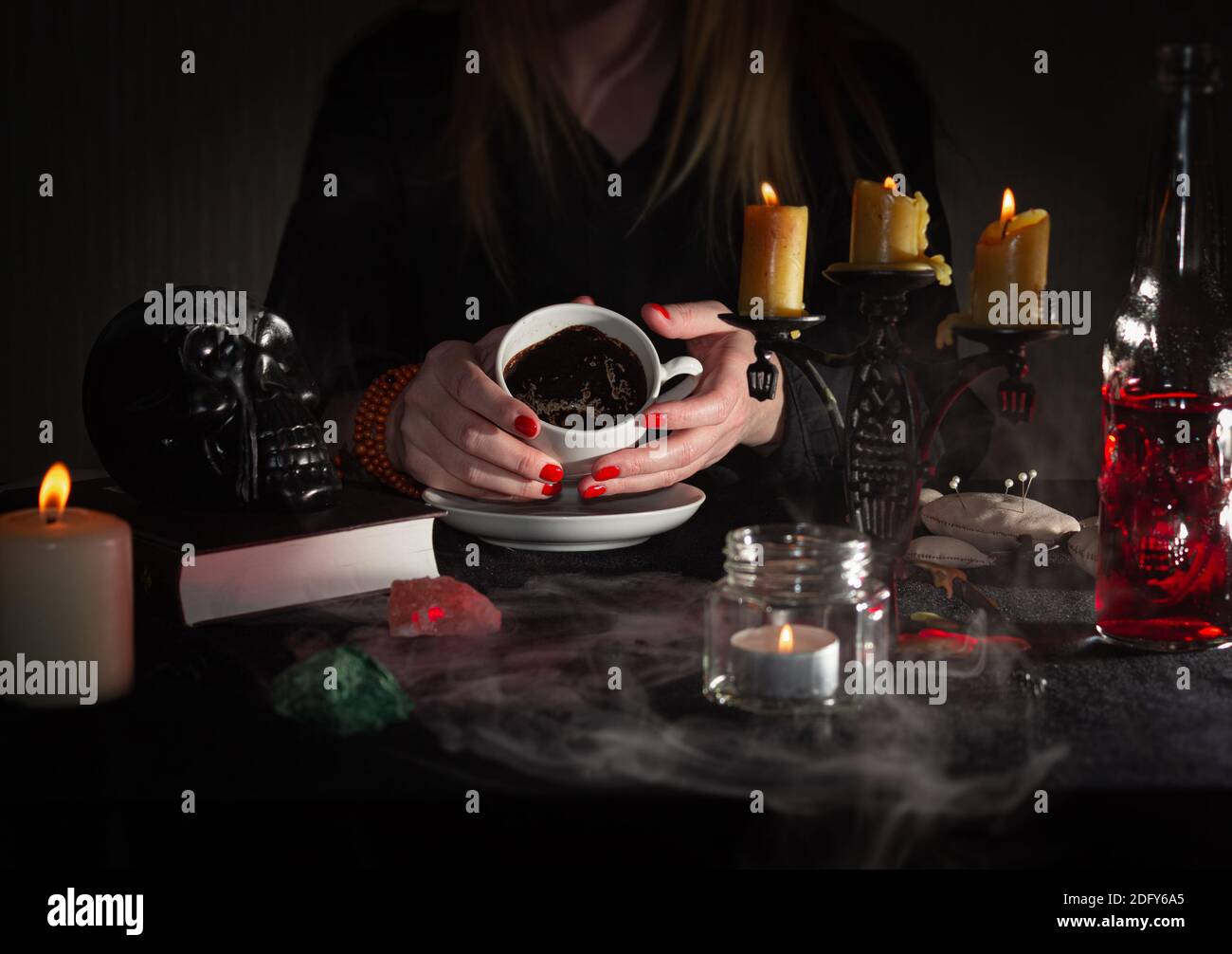 Evil spells and witchcraft. Magic to cause harm to humans. Deadly ...