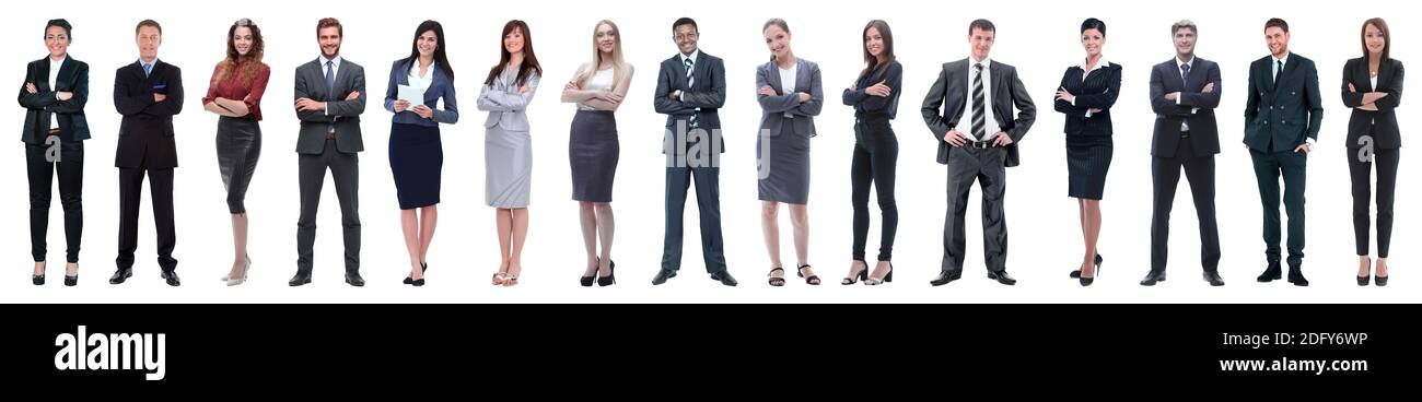 Young attractive business people - the elite business team Stock Photo ...
