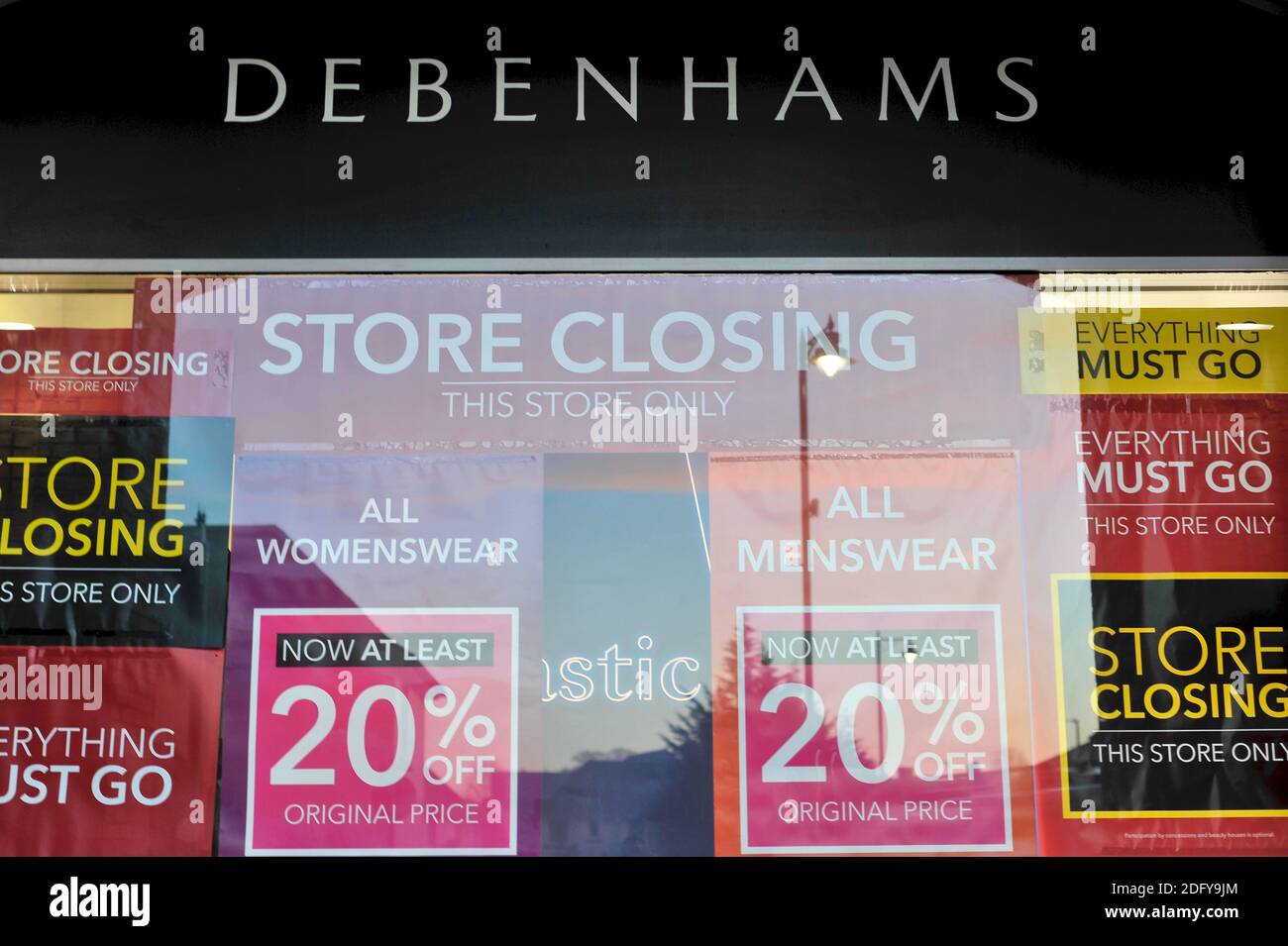 Debenhams Store Front Stock Photo - Alamy