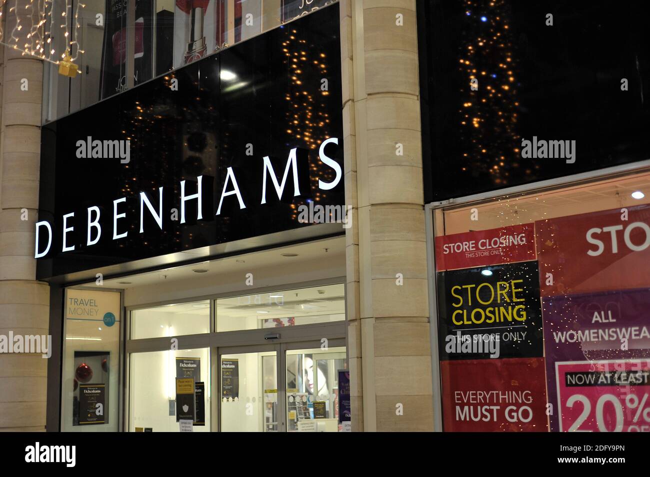 Debenhams Store Front Stock Photo - Alamy