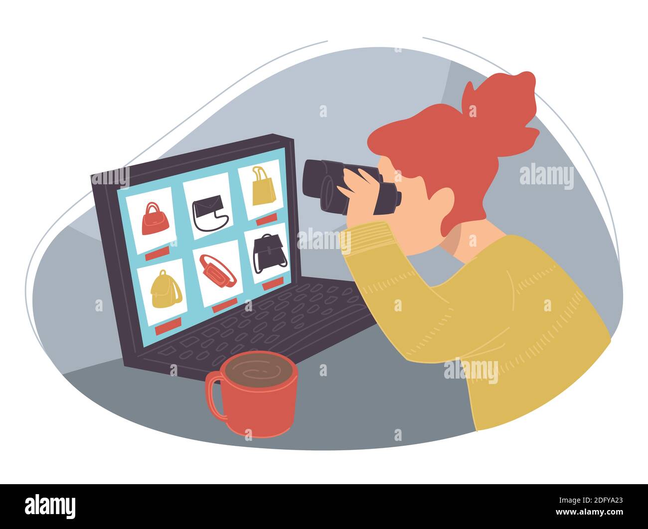 Internet search consumer Stock Vector Images - Alamy