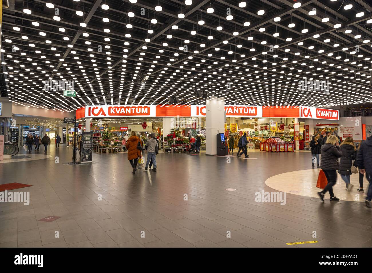 Beautiful interior view of entrance to famous swedish trading shopping ...
