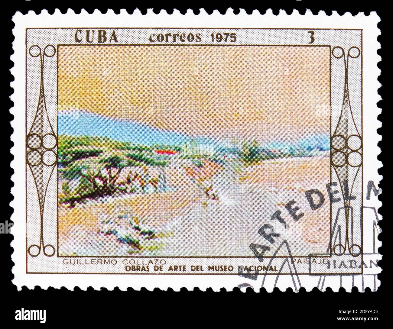 MOSCOW, RUSSIA - SEPTEMBER 16, 2020: Postage stamp printed in Cuba ...