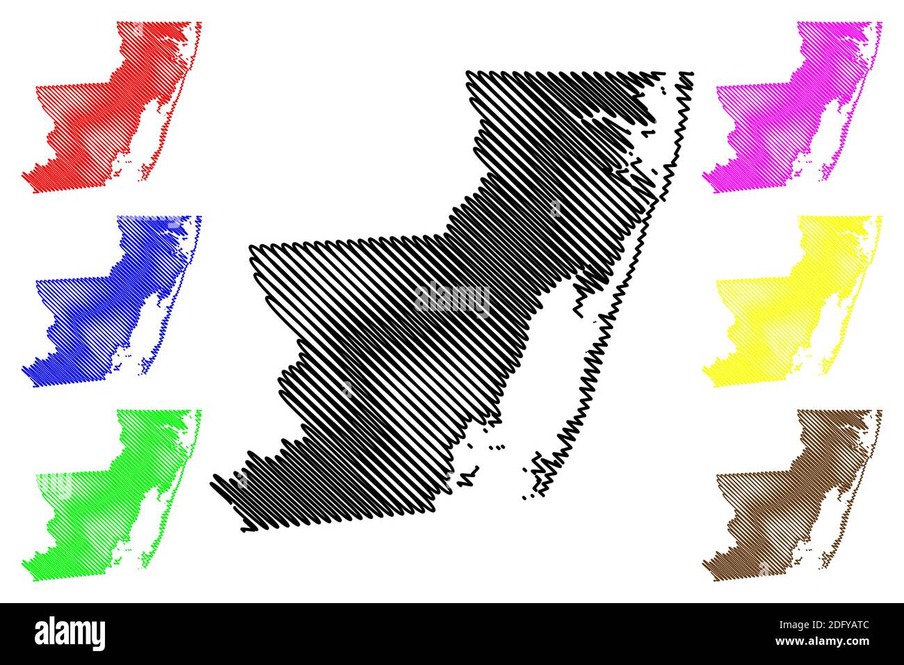 Worcester County, Maryland (U.S. county, United States of America, USA ...