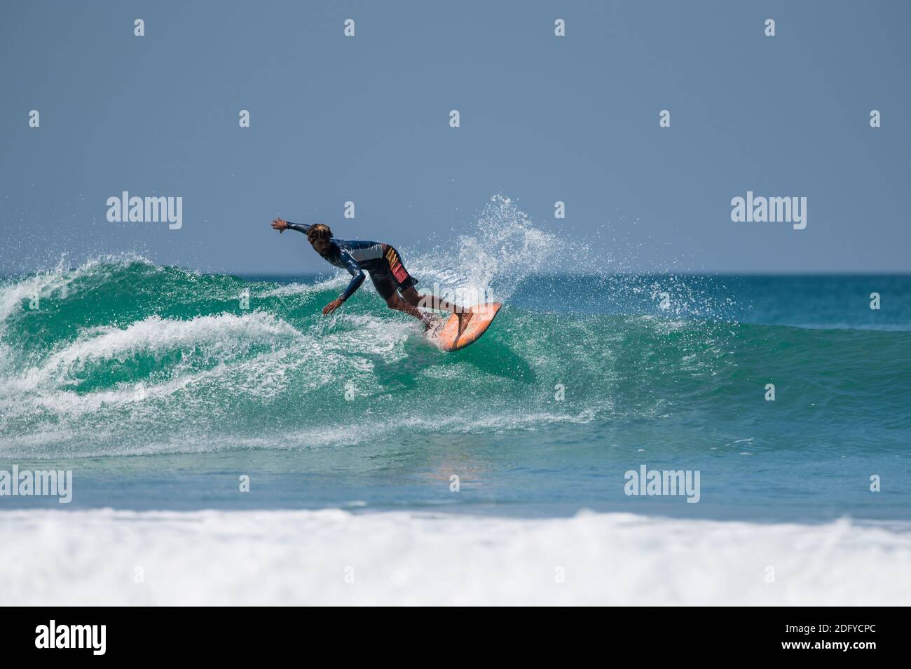 Varkala surfing hi-res stock photography and images - Alamy