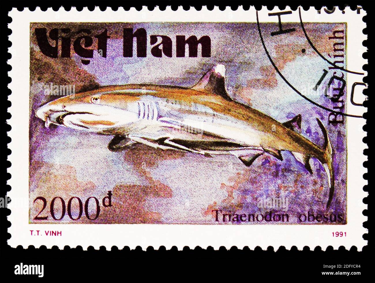 MOSCOW, RUSSIA - AUGUST 28, 2020: Postage stamp printed in Vietnam ...