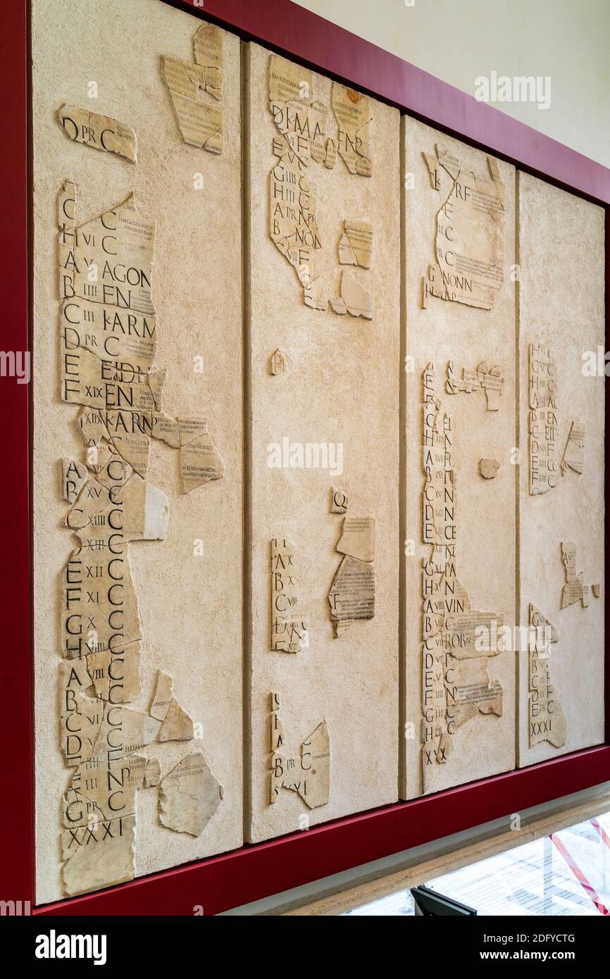 Fasti roman calendar hi-res stock photography and images - Alamy