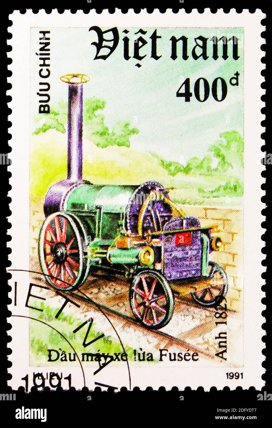 MOSCOW, RUSSIA - AUGUST 28, 2020: Postage stamp printed in Vietnam ...