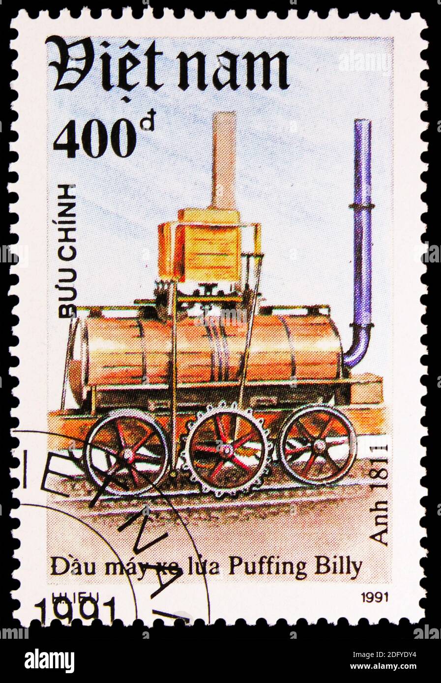 MOSCOW, RUSSIA - AUGUST 28, 2020: Postage stamp printed in Vietnam ...