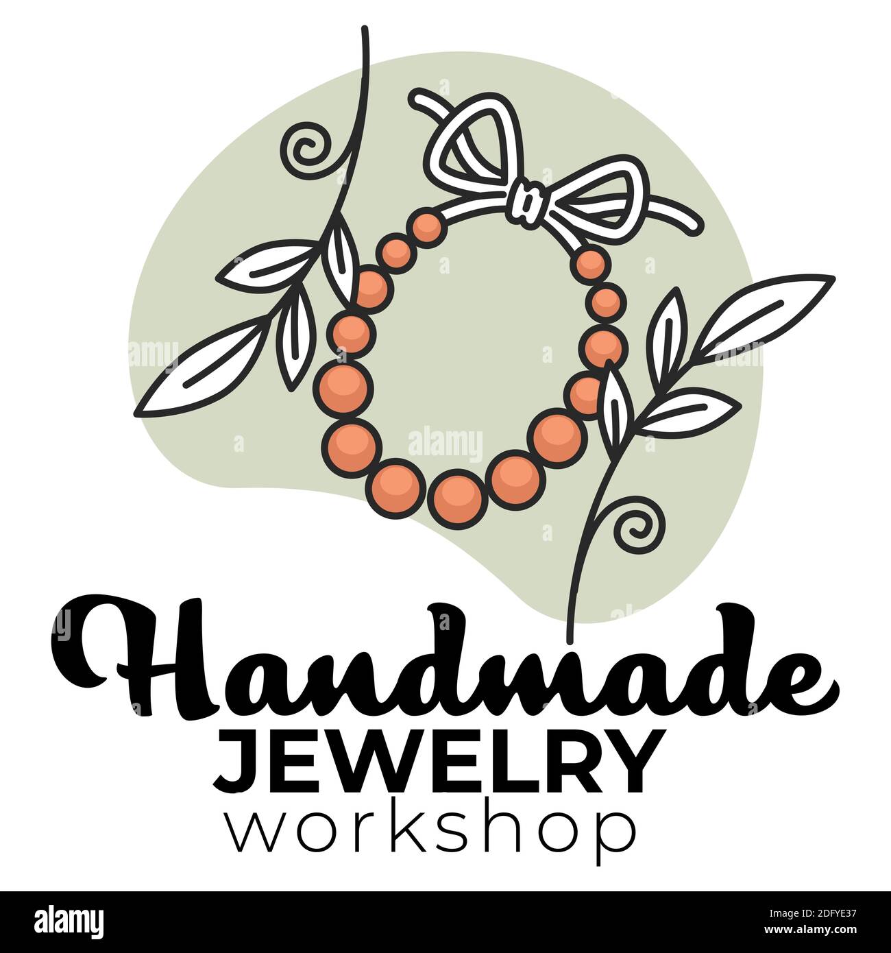 Jewelry handmade Stock Vector Images - Alamy