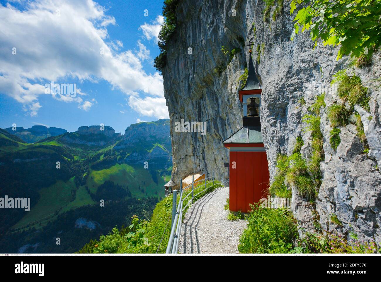 geography / travel, Switzerland, Aescher Wildkirchli, Appenzell Inner ...