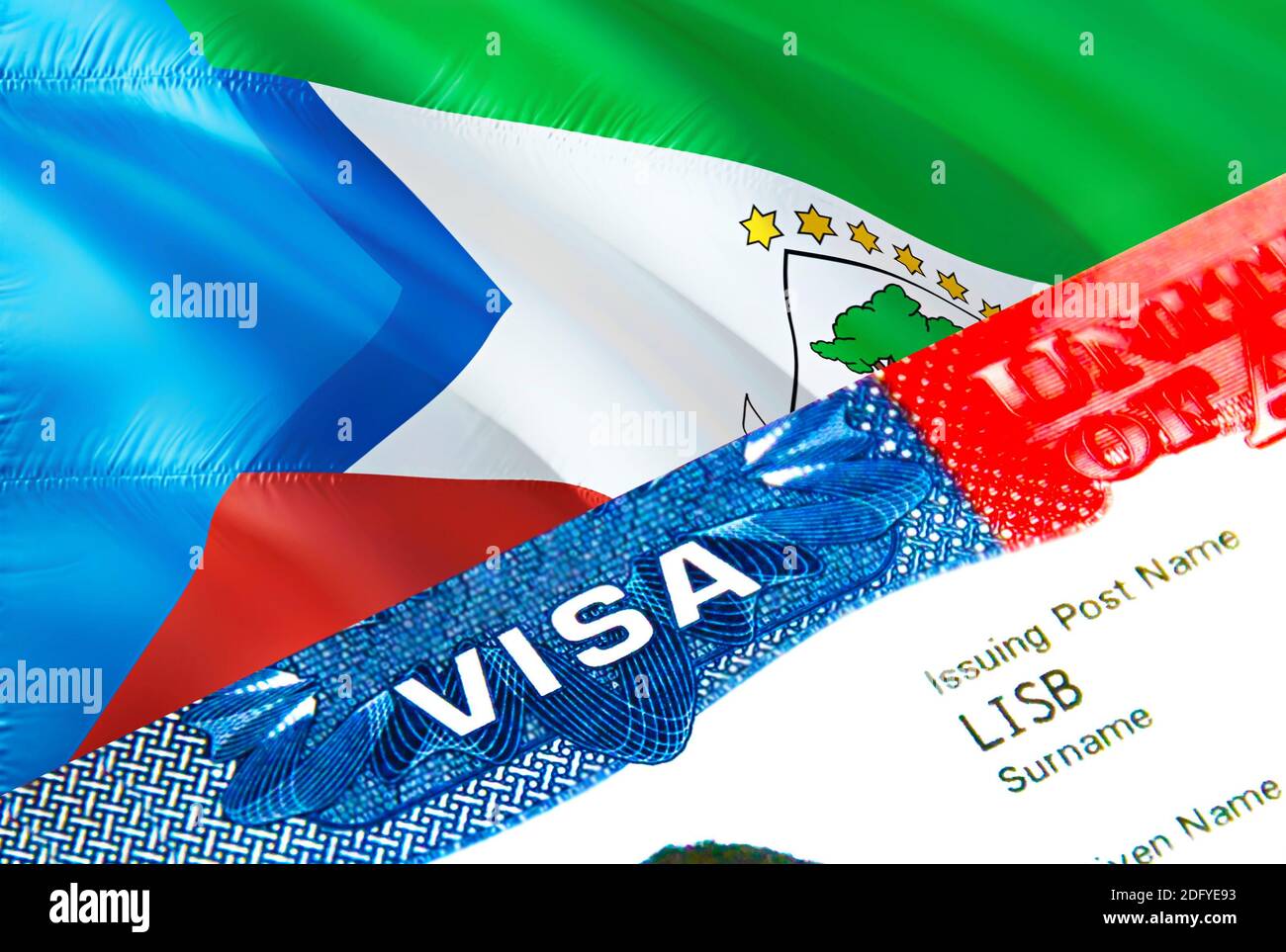 Equatorial guinea visa hi-res stock photography and images - Alamy