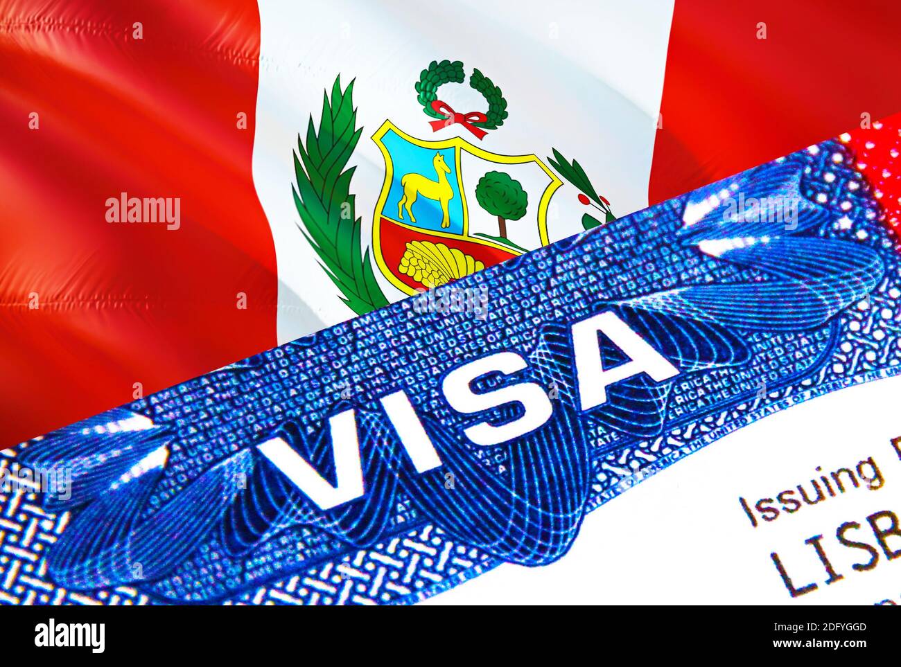 Usa peru flag hi-res stock photography and images - Alamy