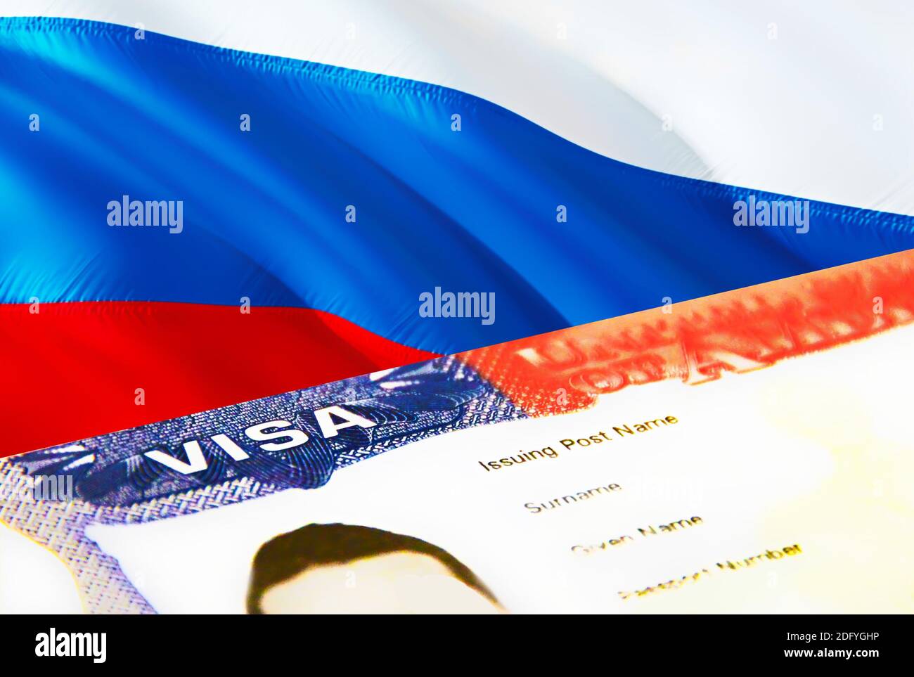 Passport Stamps Russia High Resolution Stock Photography and Images - Alamy
