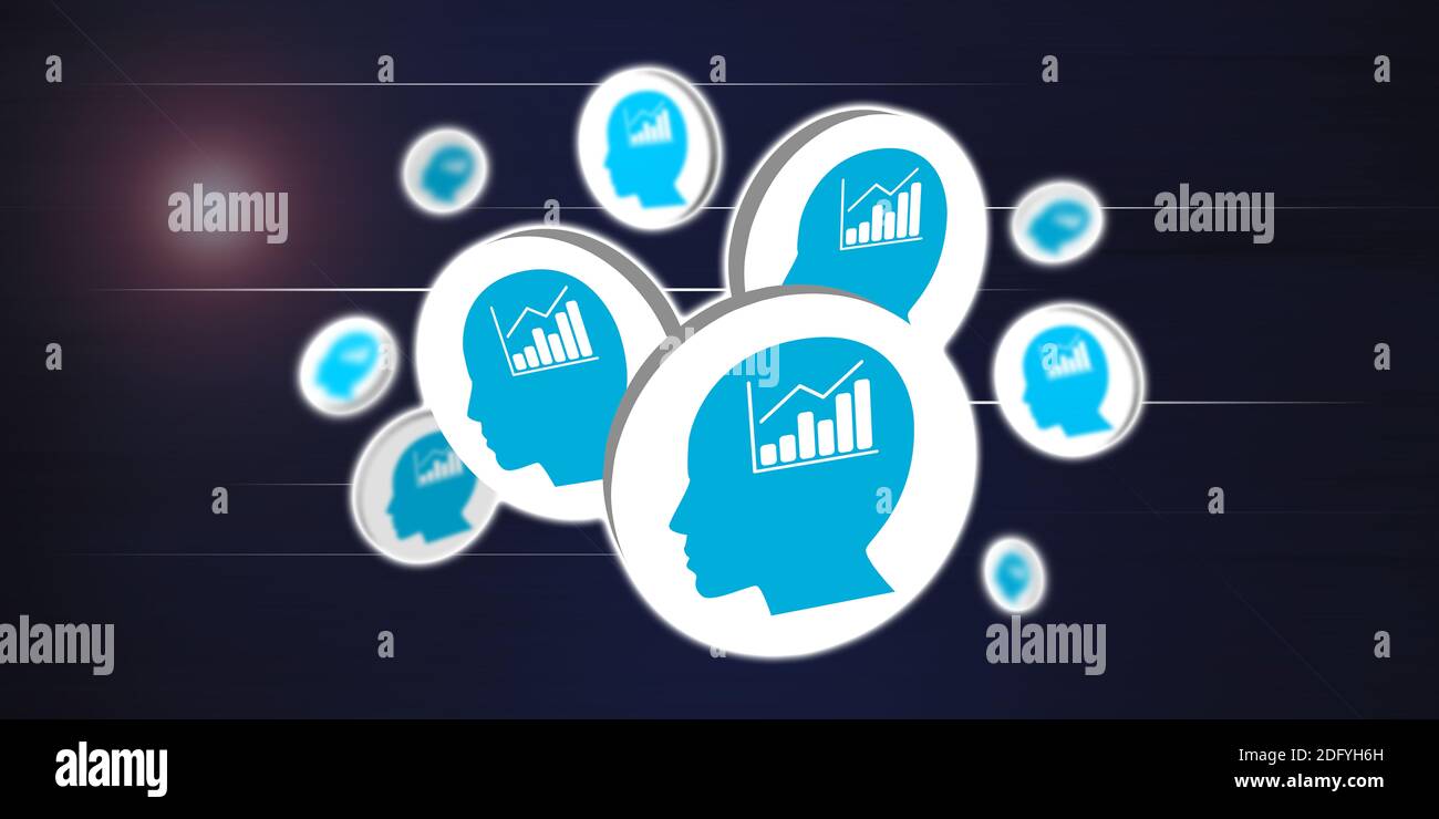 Illustration of a business analysis concept Stock Photo - Alamy