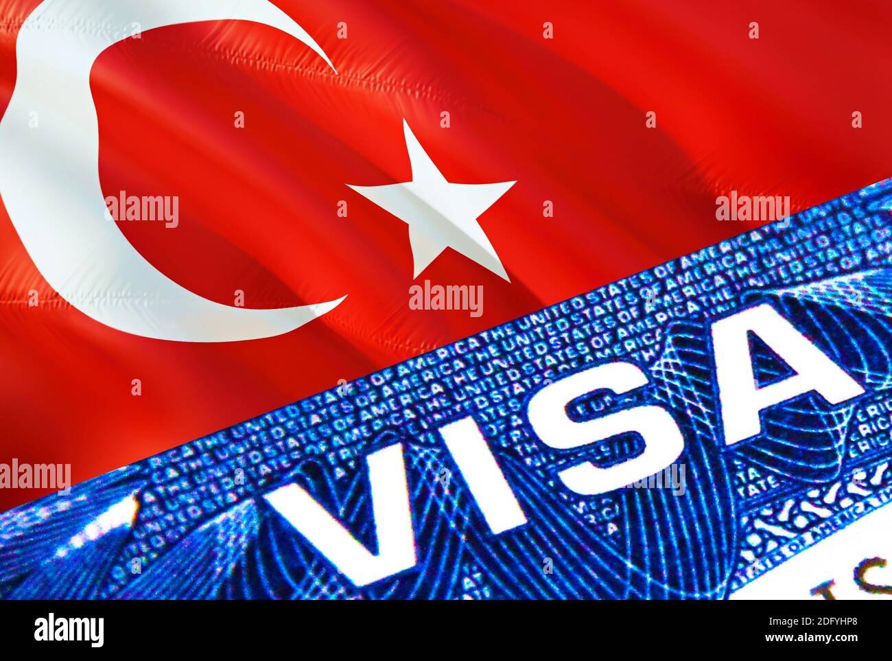 Passport stamp visa turkey hi-res stock photography and images - Alamy