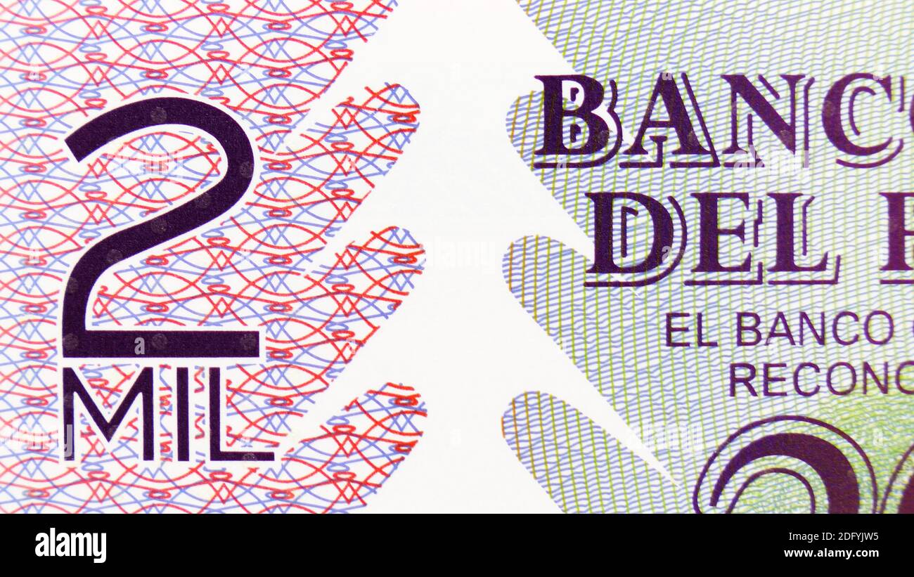 2000 Paraguayan guarani, Issued on 2017, Bank of Paraguay. National ...