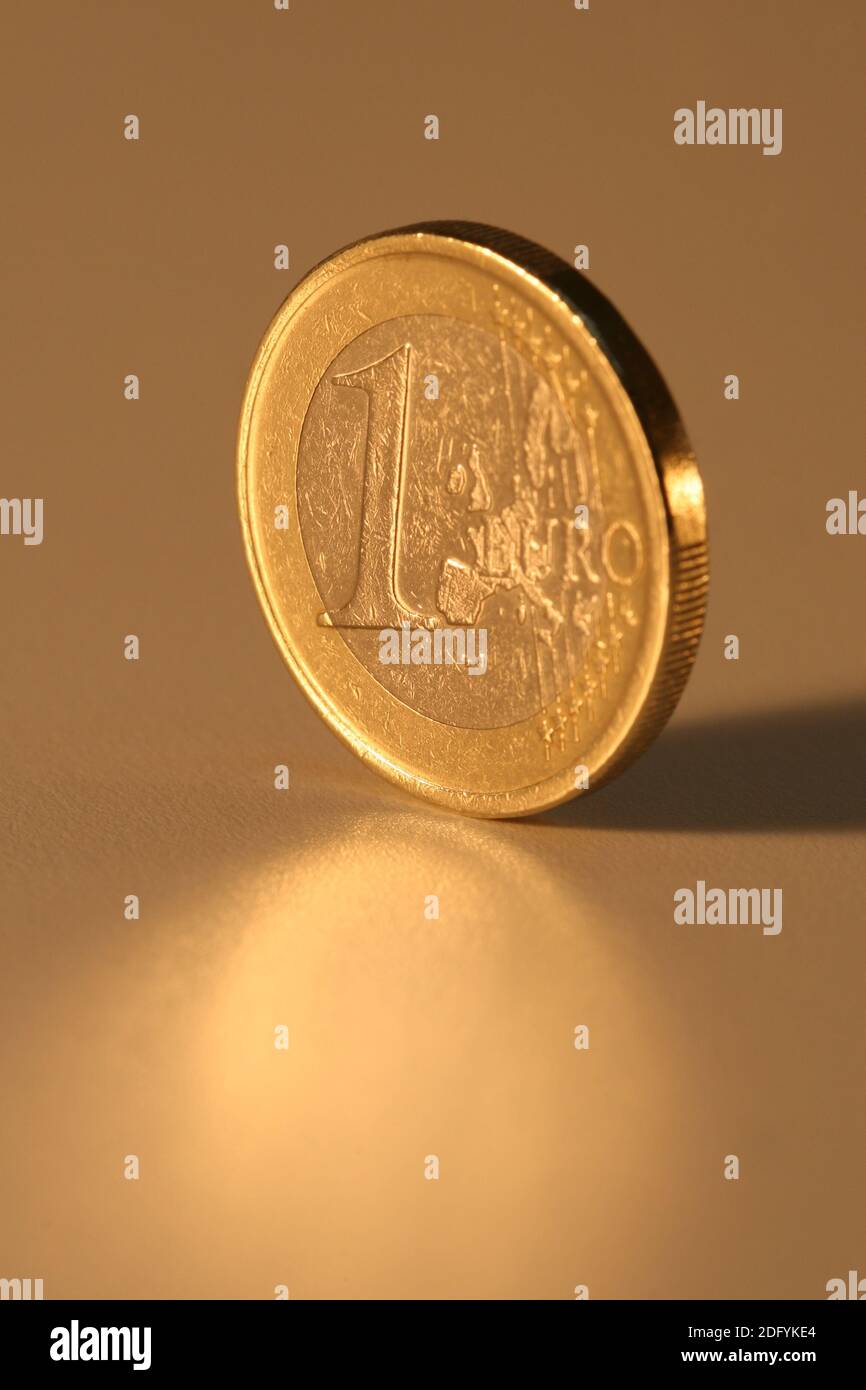 1 euro coin Stock Photo - Alamy