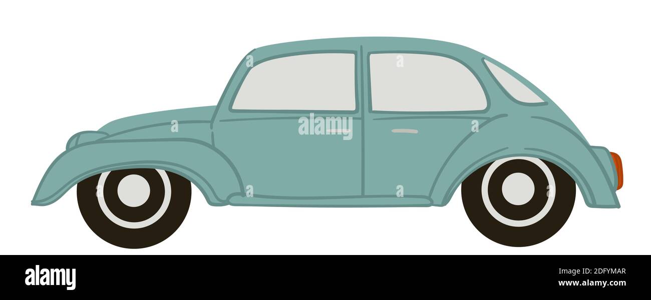 Retro car stylish model of old transport vector Stock Vector Image ...