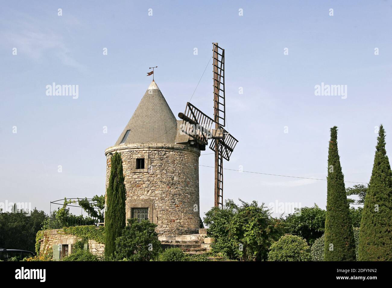 Windmill at Goult Stock Photo - Alamy